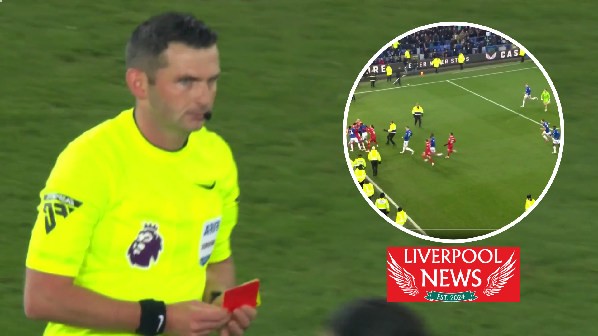 Premier League announce three Liverpool men sent off v Everton