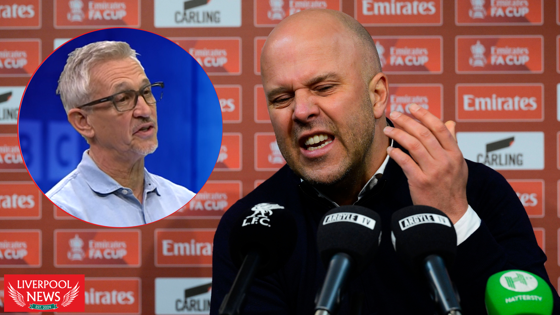 Gary Lineker: Arne Slot clearly 'very unhappy' after what he said on MOTD