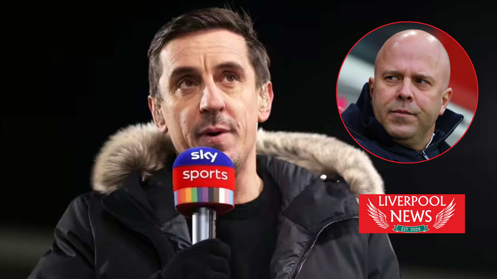 Gary Neville reacts as Liverpool lose Carabao Cup final to Newcastle